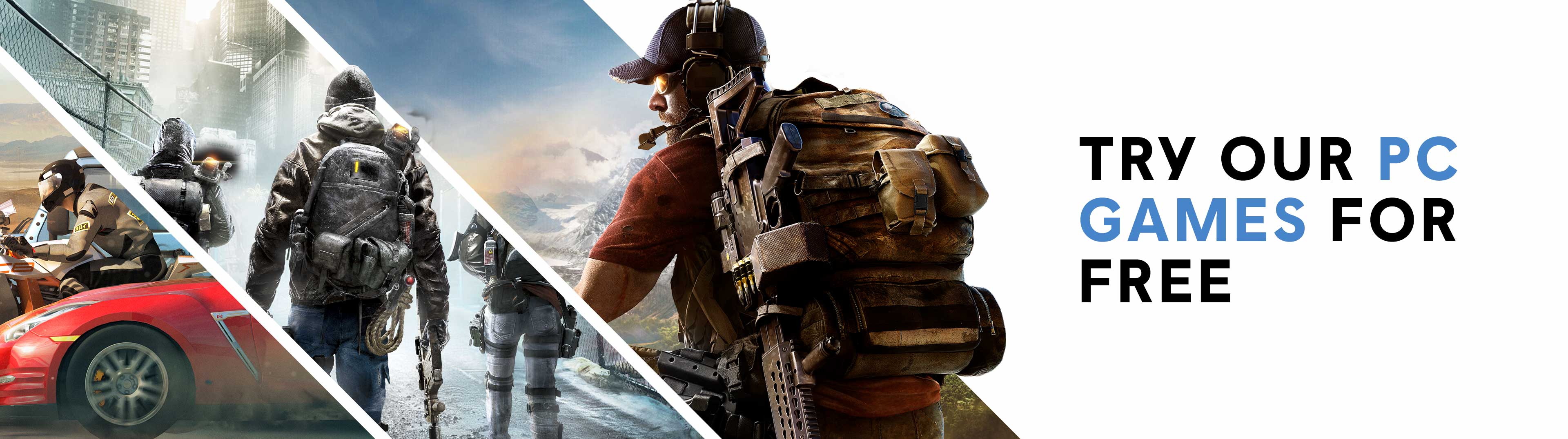 Try the best PC games for free right now on Ubisoft Store