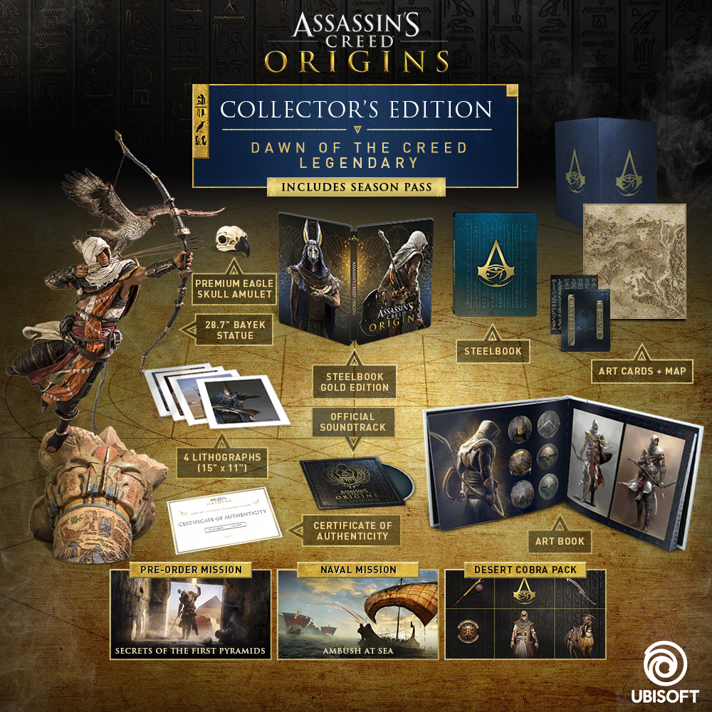 Buy Assassin's Creed® Dawn Of The Creed Legendary Collector's Edition ...
